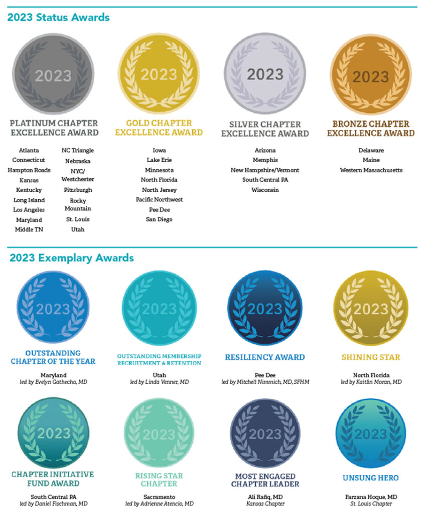 Celebrating the 2023 Chapter Excellence Status Awards Recipients - The ...